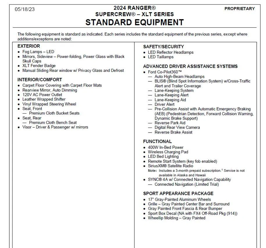Does 301a Package have remote start (fob)? | Ranger6G - 2024+ Ranger ...