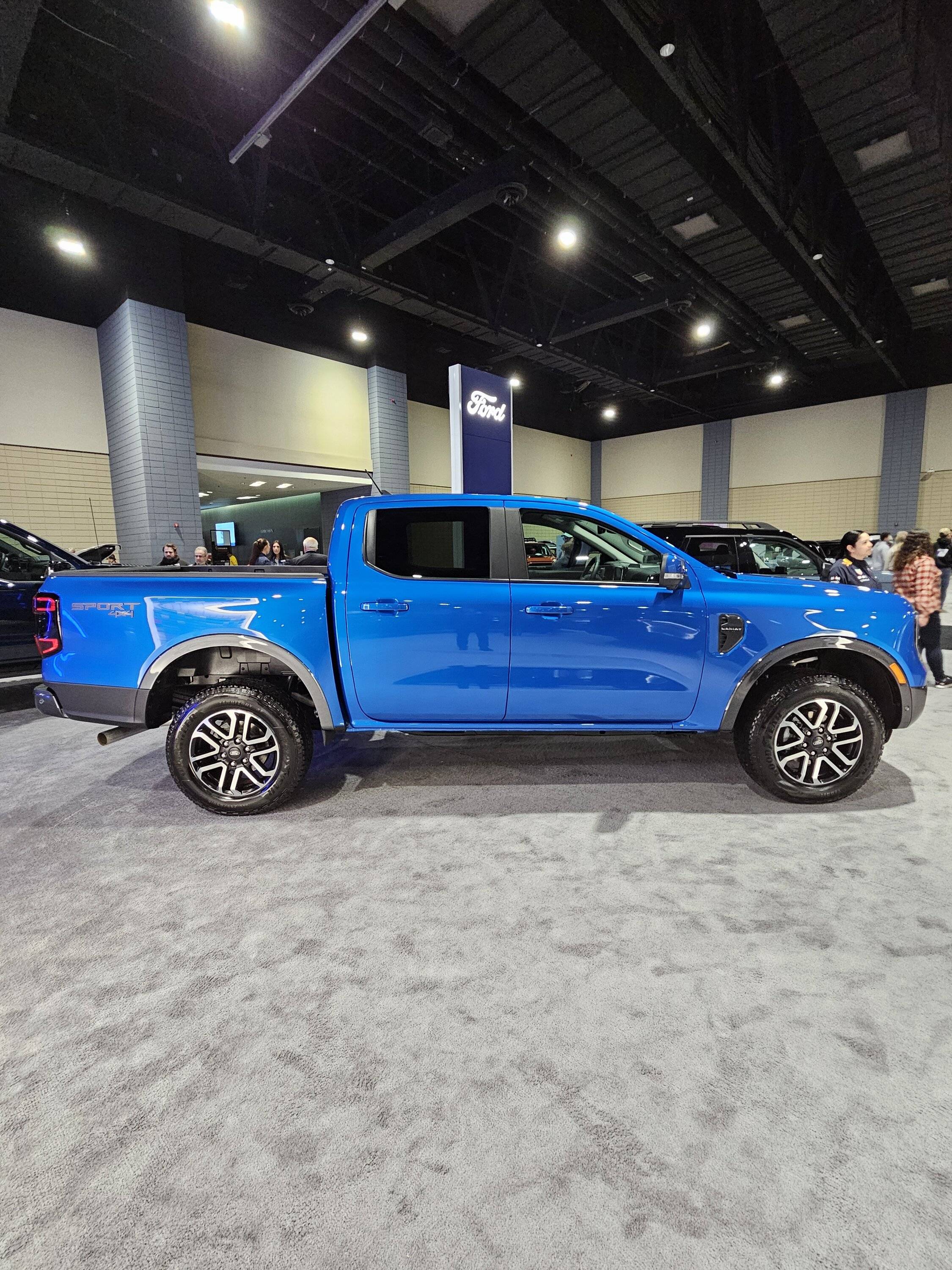 Velocity Blue Lariat at Richmond Auto Show | Ranger6G - 2024+ Ranger ...