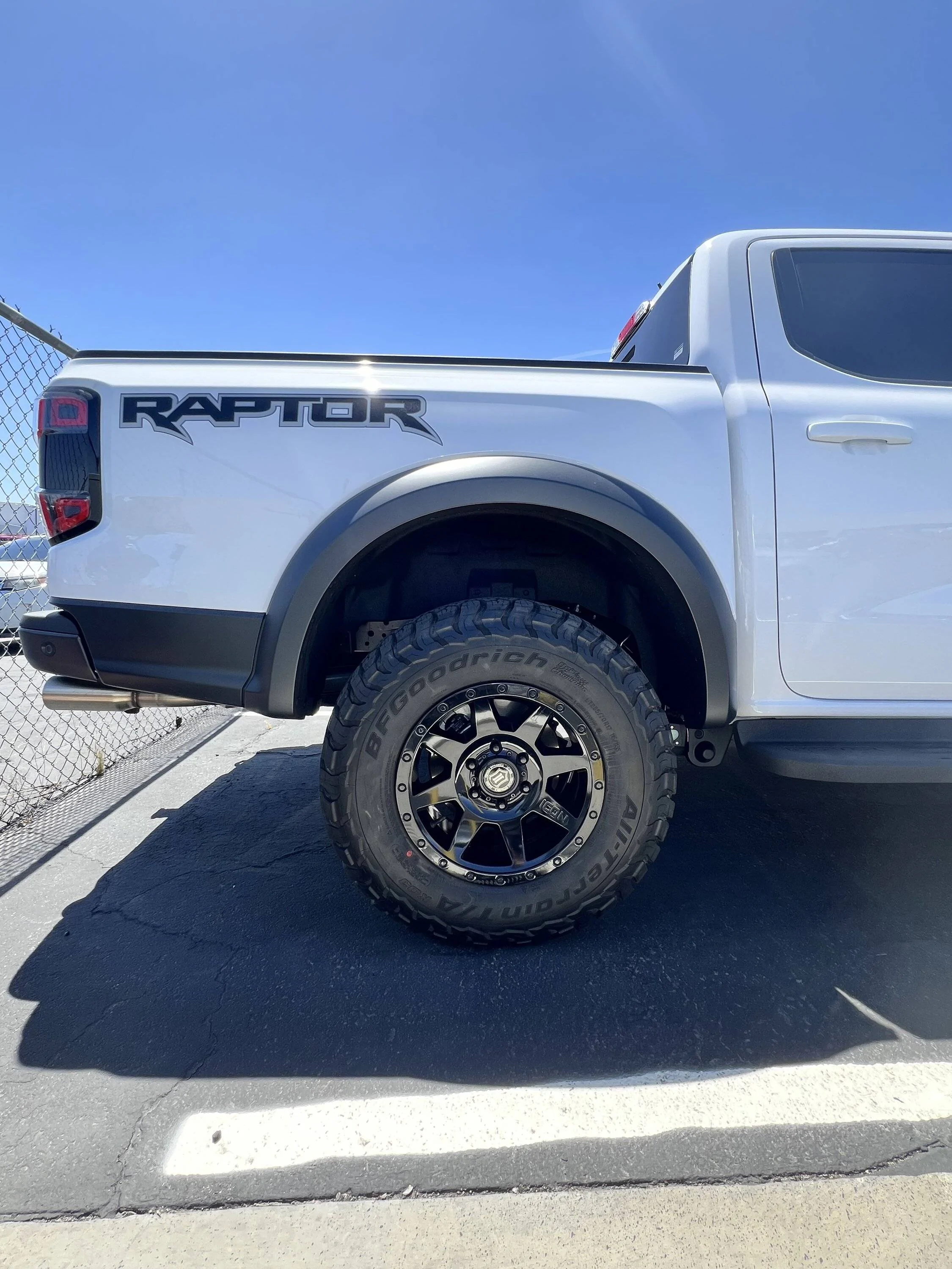 My Ranger Raptor mounted w/ Icon Rebound Wheels Powder Coated Gloss ...