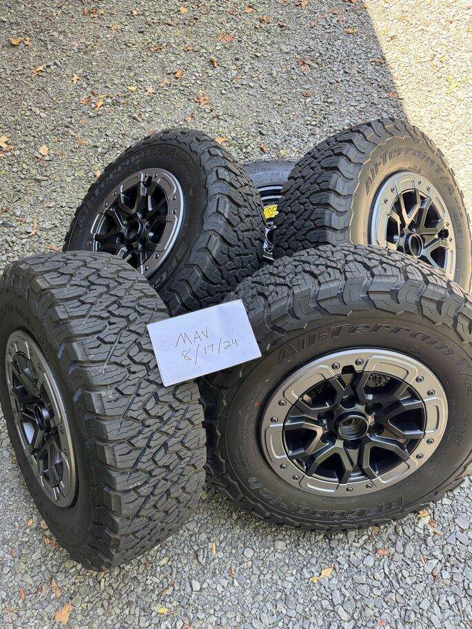 Arkansas - Raptor KO3 285/70R17 tires/spare | Ranger6G - 2024+ Ranger ...