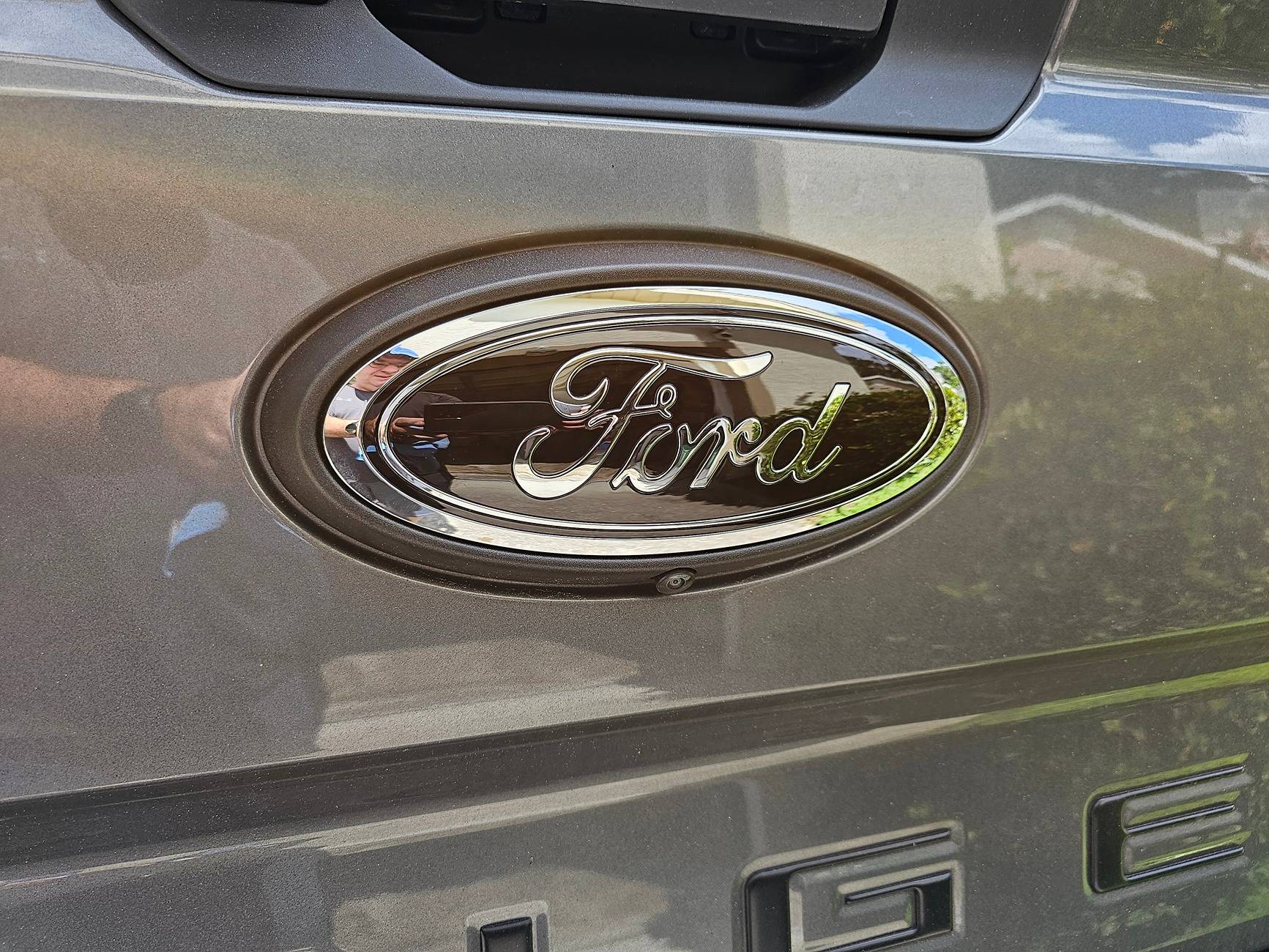 Black Rear Tailgate Ford Oval Emblem | Ranger6G - 2024+ Ranger & Raptor ...