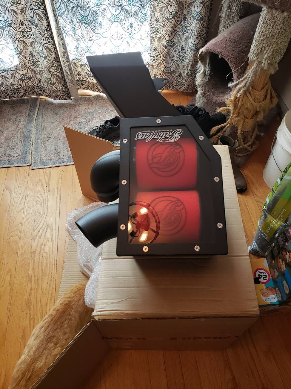 New air intake (Fabulous Fabrications installed in Ranger Raptor ...