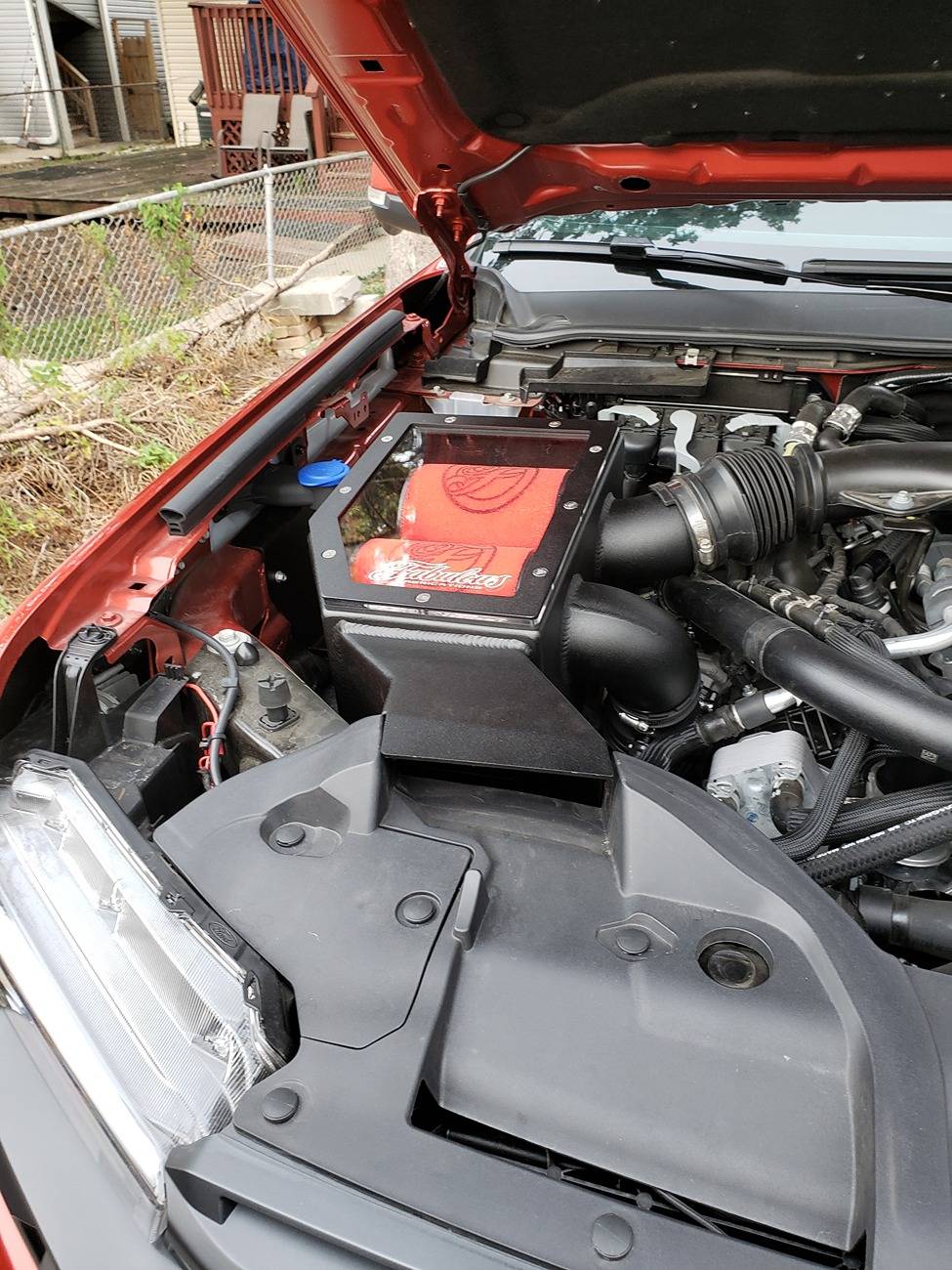 New air intake (Fabulous Fabrications installed in Ranger Raptor ...