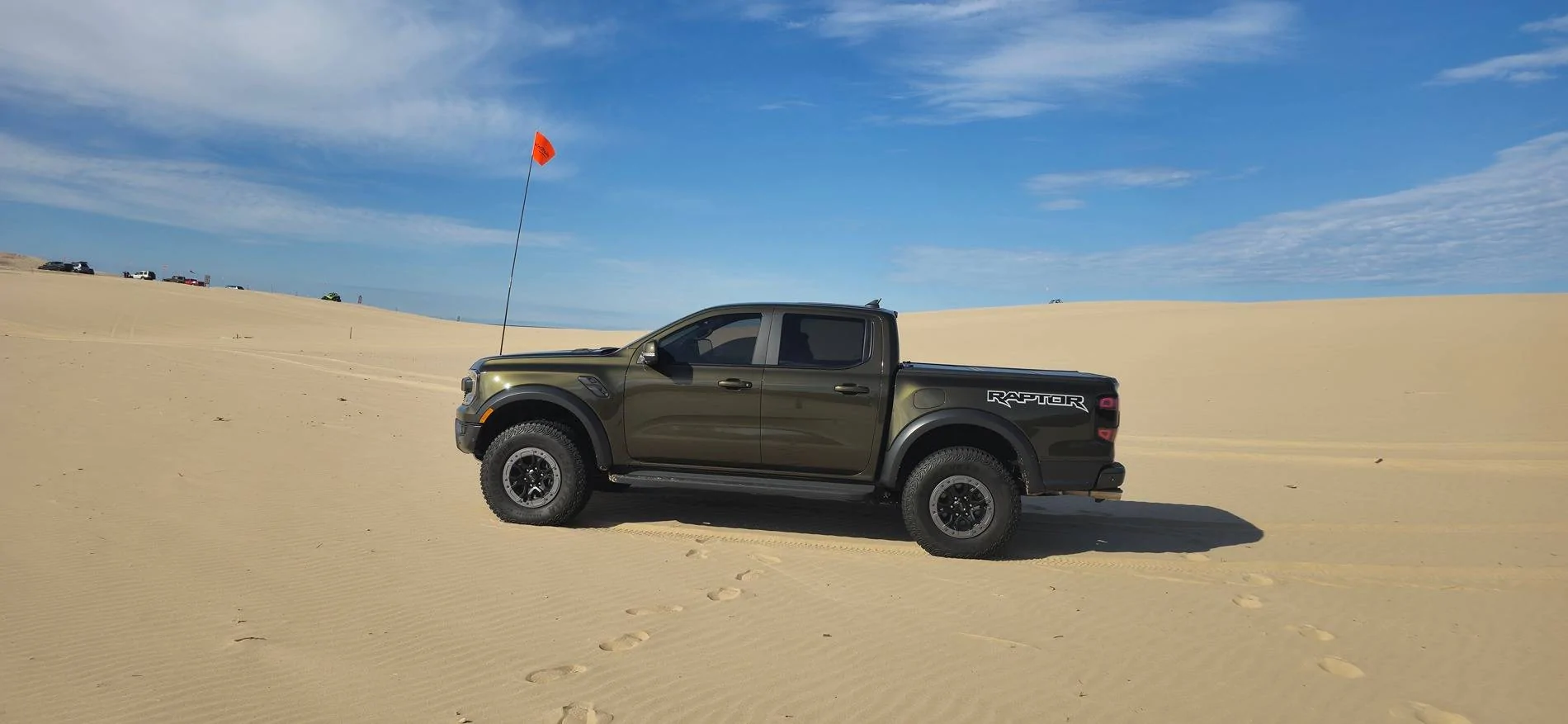 Leveled, tuned, 315/70R17s, Ford outline on grille (2024 Ranger Raptor ...