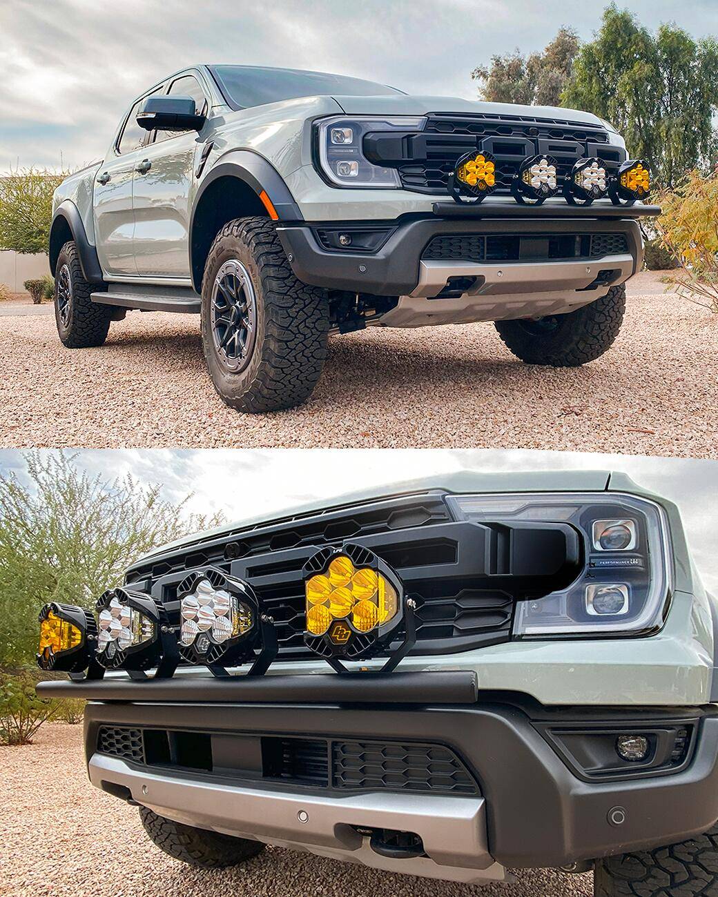 Ranger Raptor Front Light Mount Kit by Foutz Motorsports | Ranger6G ...