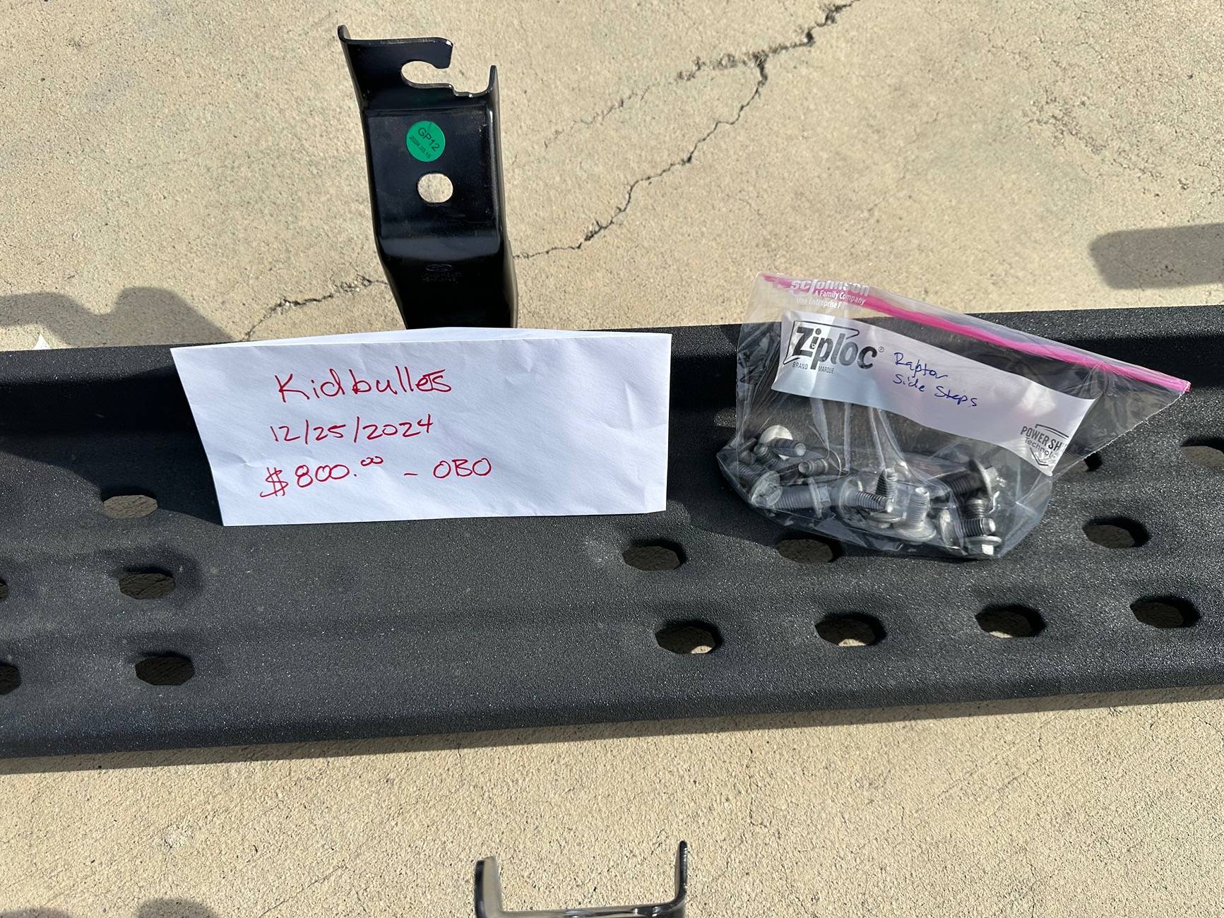 2024 Ranger Raptor Side Steps $400 OBO will fit any 6Gen Ranger ...