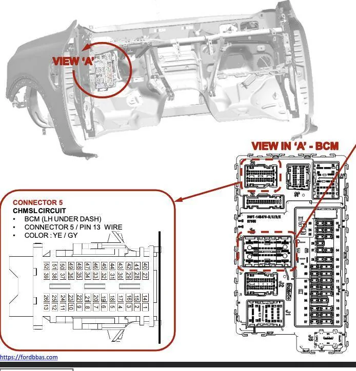 Dedicated wire run to rear of bed for new CHMSL (3rd brake light) on ...