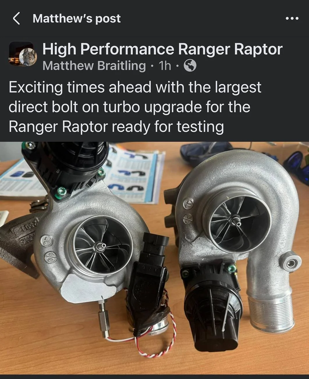Turbo upgrade Ranger Raptor | Ranger6G - 2024+ Ranger & Raptor Forum ...