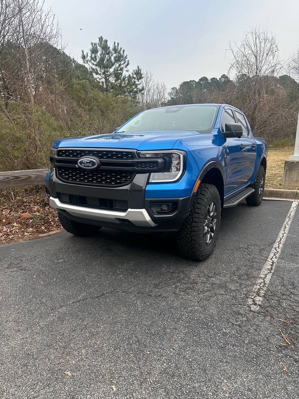 Leveled 2024 Ranger XLT with 1" inch spacers | Ranger6G - 2024+ Ranger ...