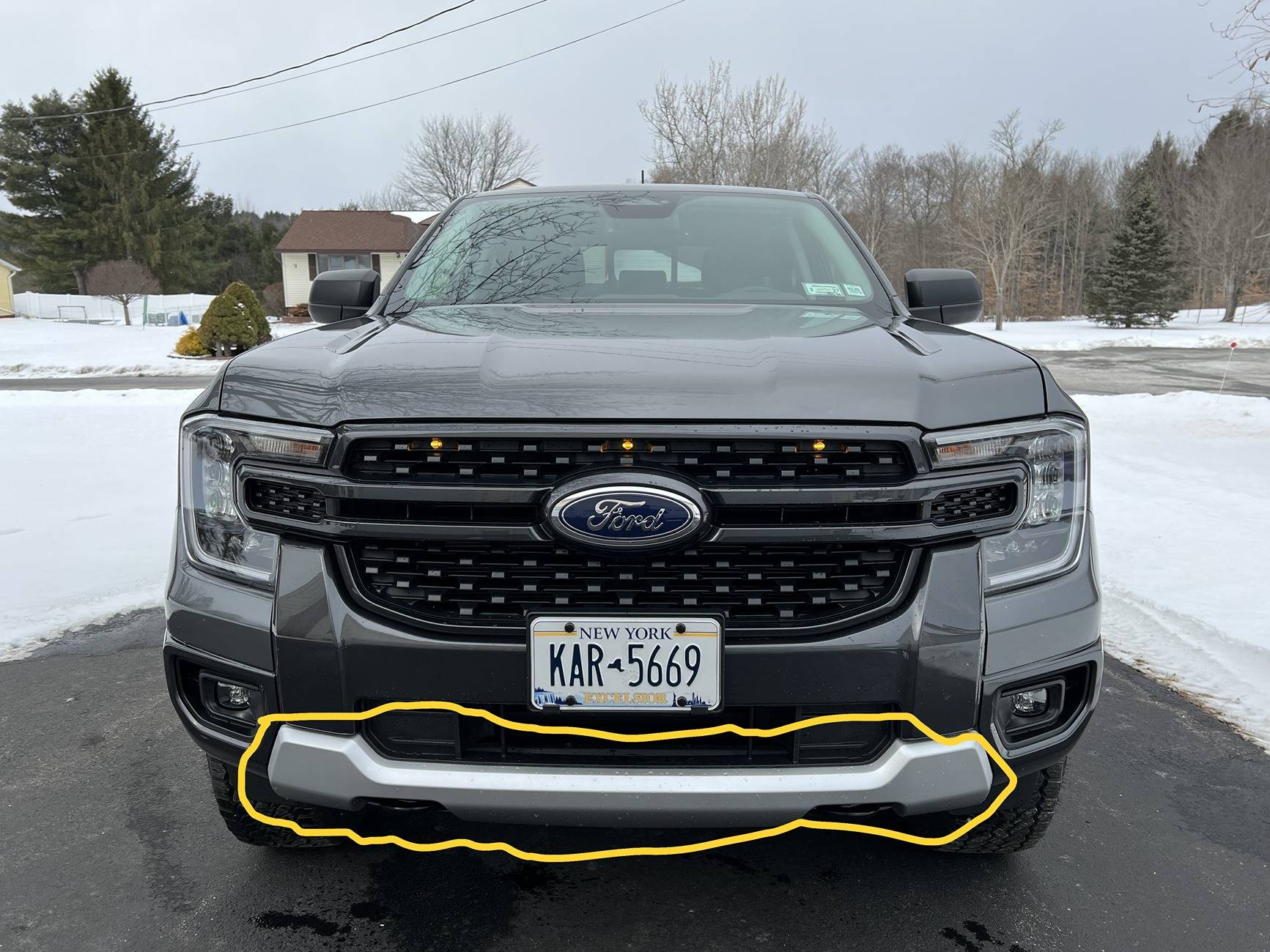 Removing front grille and tailgate Ford Blue Oval Emblems | Ranger6G ...