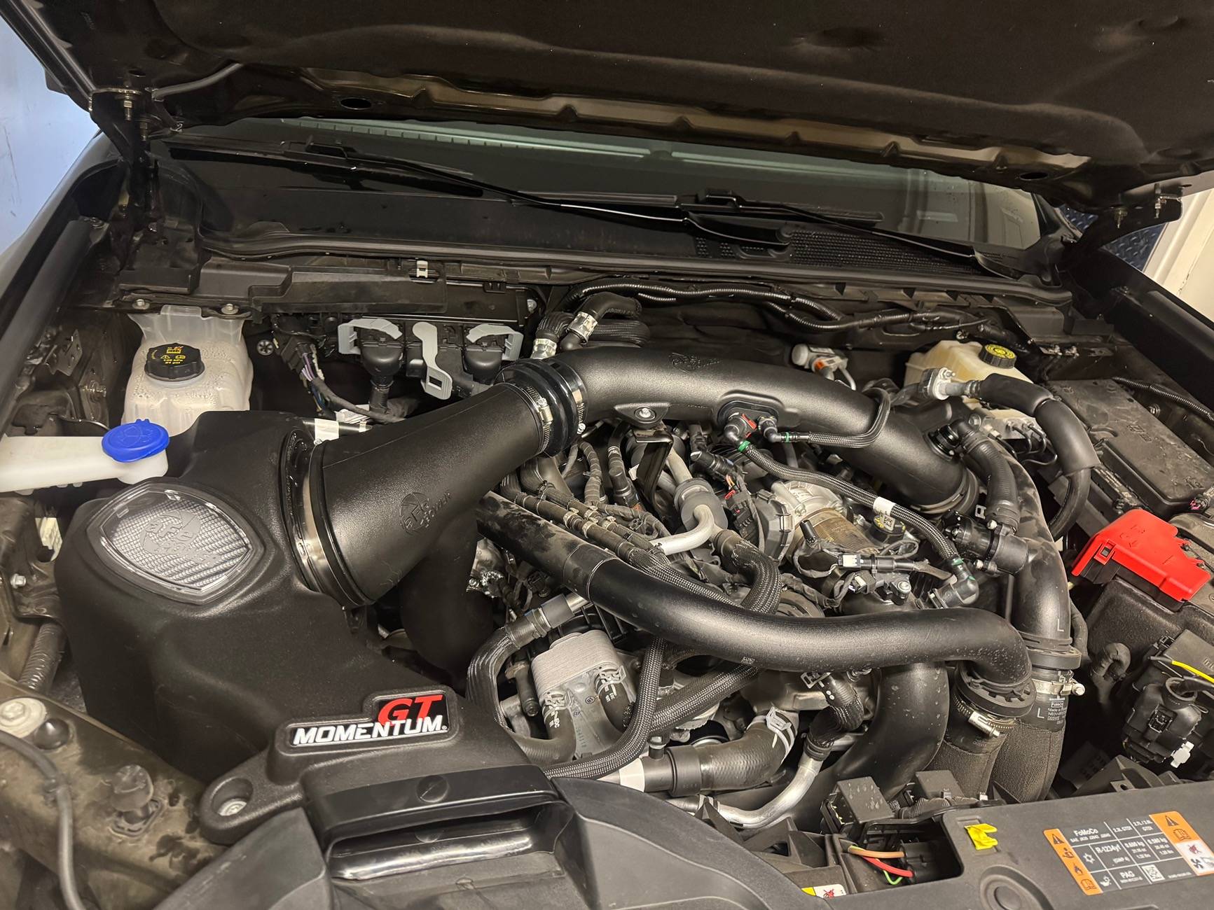 AFE Cold Air Intake installed on 2024 Ranger Raptor | Ranger6G - 2024 ...