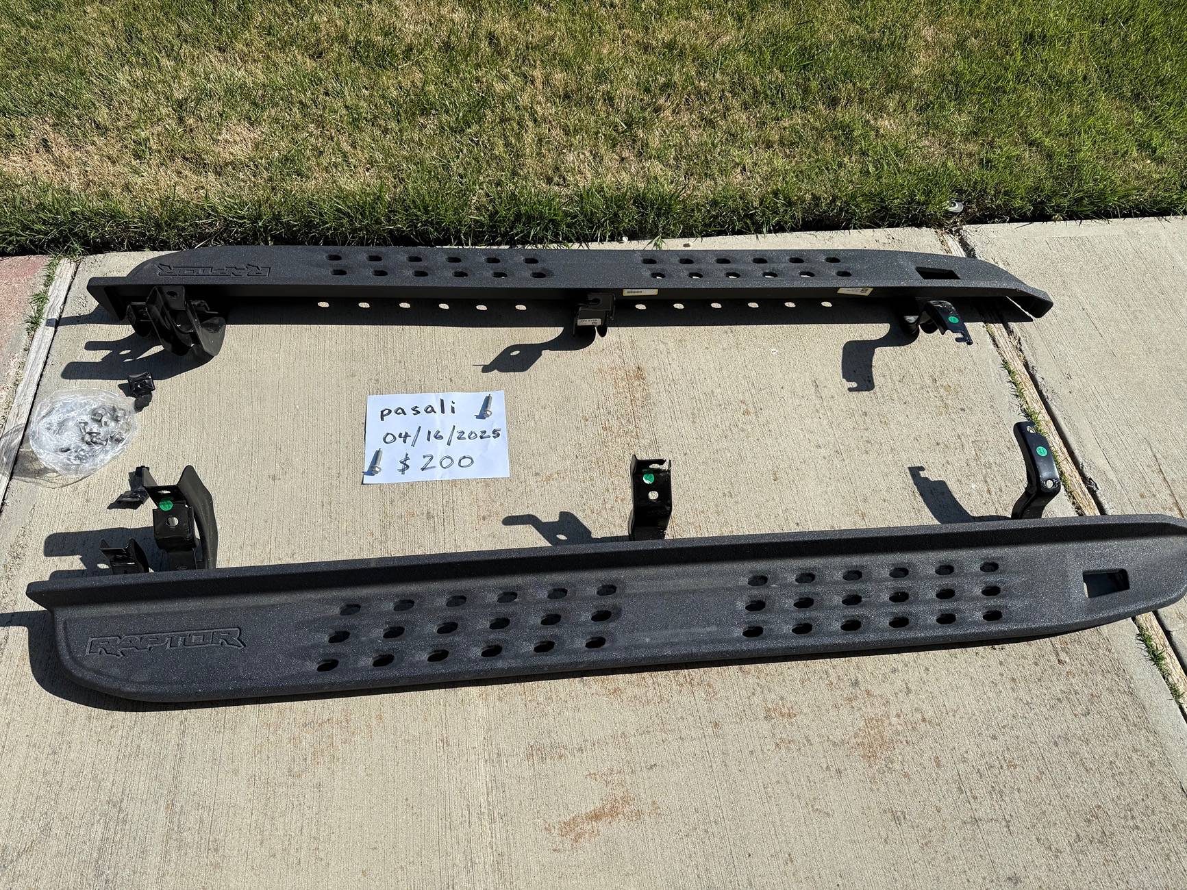 2024 Ranger Raptor running boards/side steps $200 SOLD | Ranger6G ...