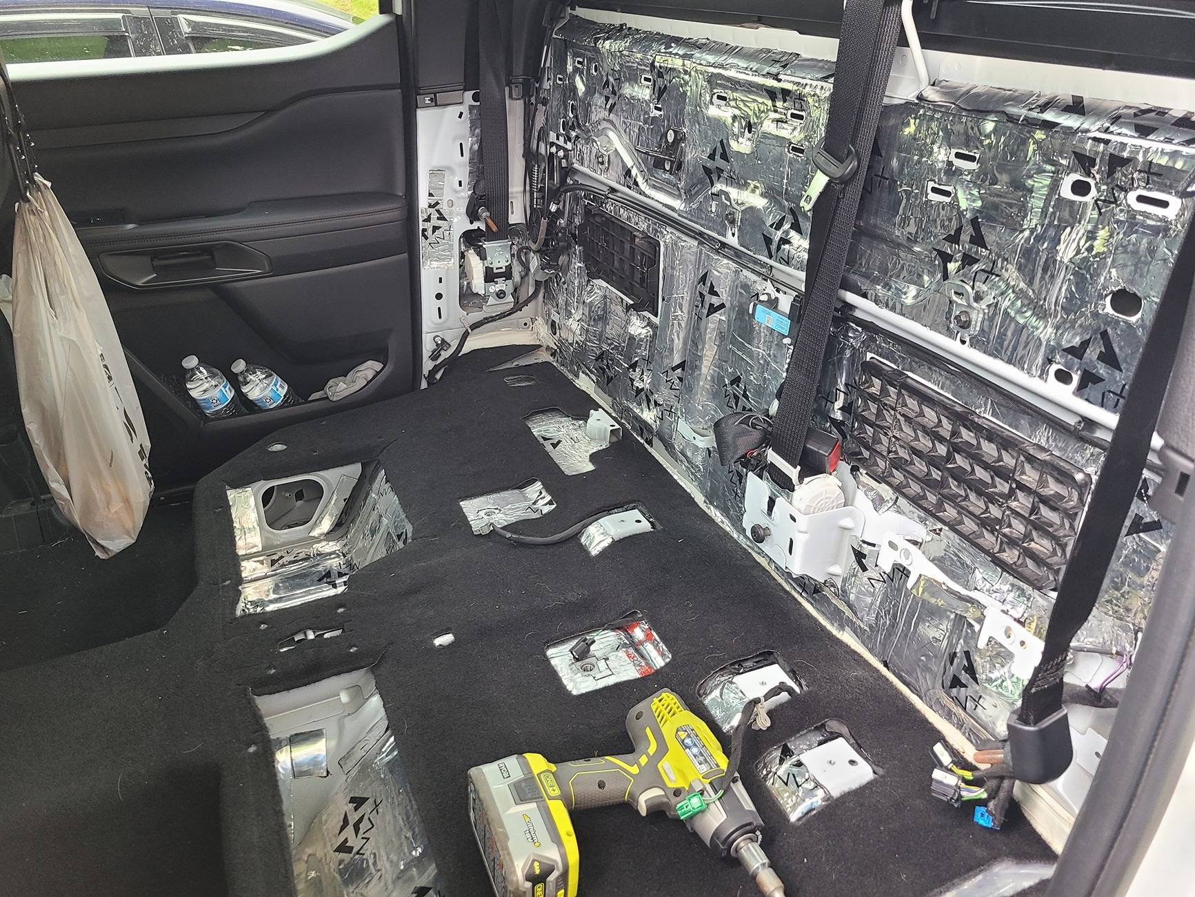 Sound deadening behind rear seats. | Ranger6G - 2024+ Ranger & Raptor ...