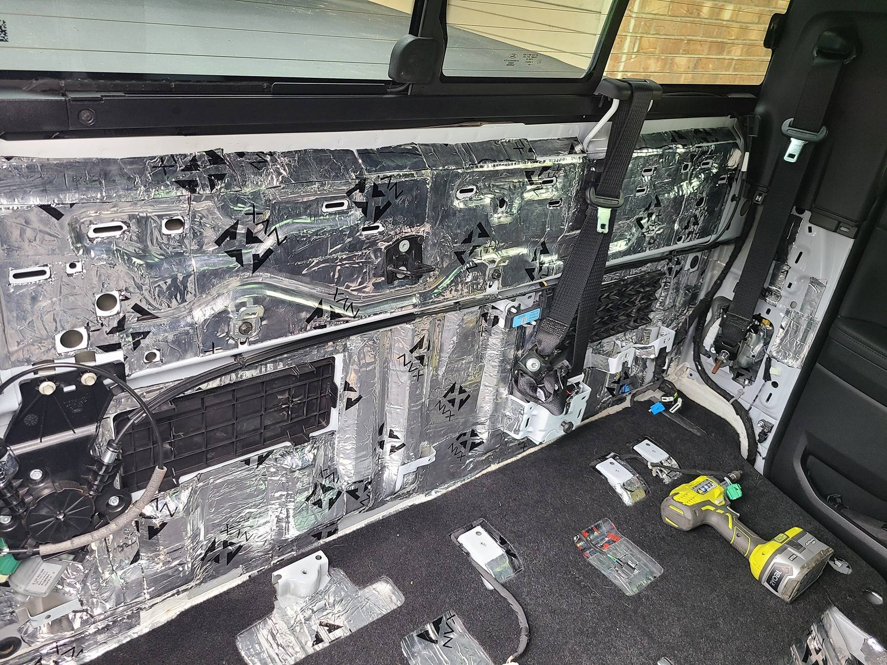 Sound deadening behind rear seats. | Ranger6G - 2024+ Ranger & Raptor ...