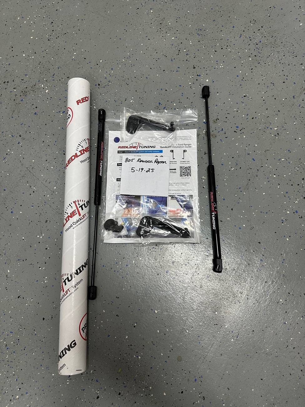 Redline Tuning Ranger Raptor Quick lift hood kit SOLD | Ranger6G - 2024 ...