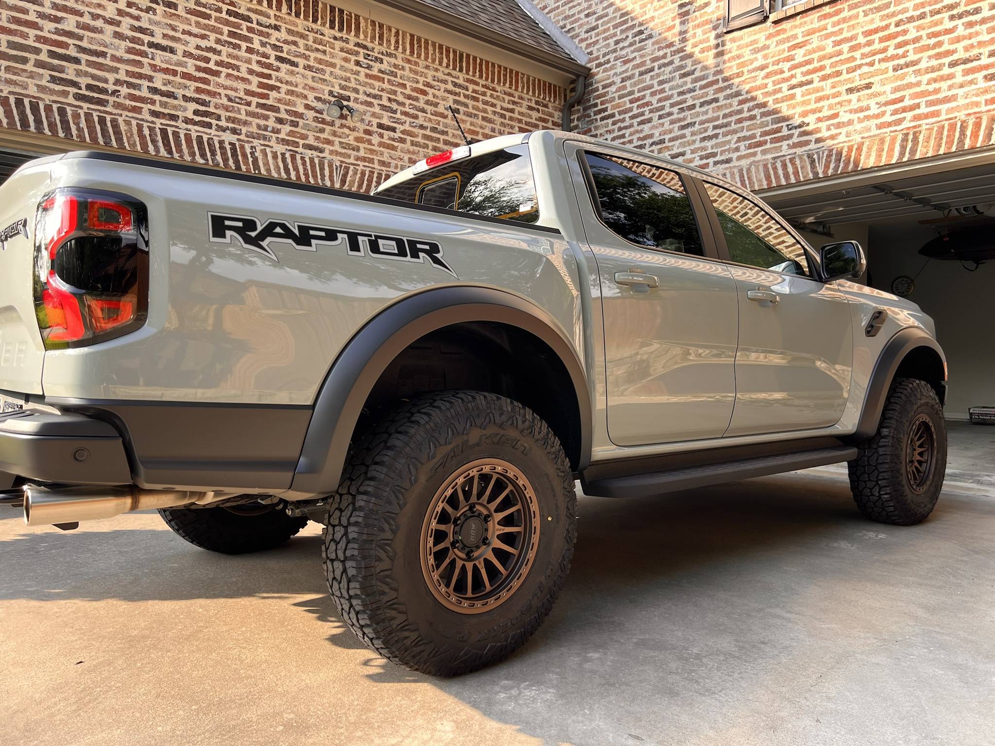 35" Falken Wildpeak RT on Relations Race Wheels RR7-H Matte Bronze ...