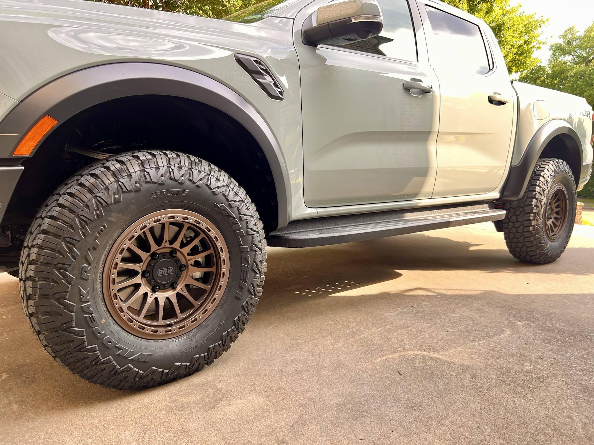 35" Falken Wildpeak RT on Relations Race Wheels RR7-H Matte Bronze ...