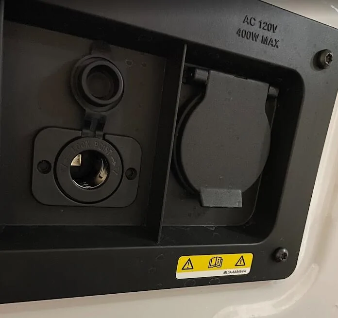 Added 12V bed outlet on 2025 RR | Ranger6G - 2024+ Ranger & Raptor ...