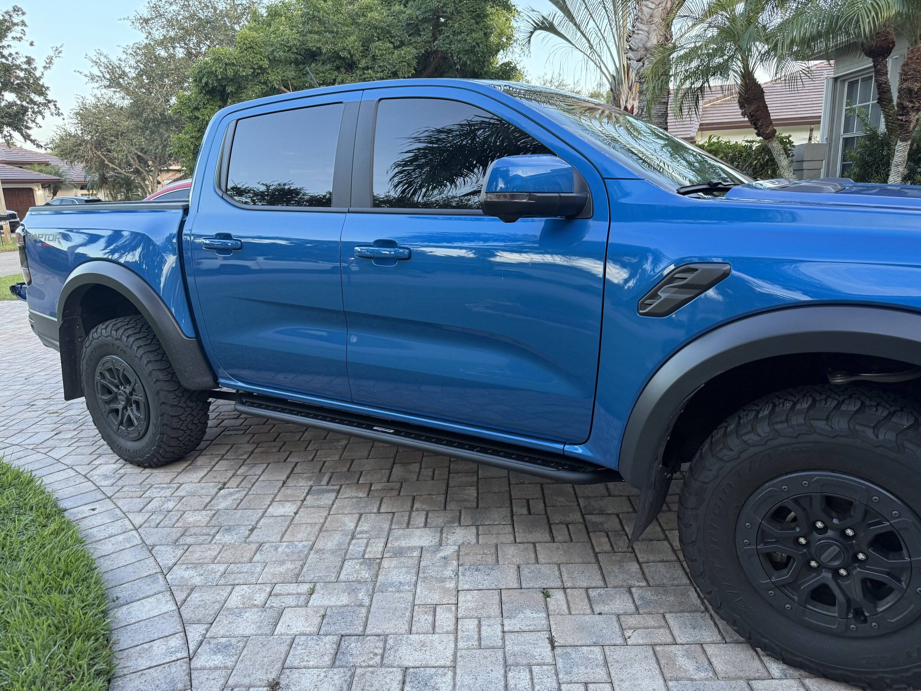 Go Rhino DSS Sliders on Velocity Blue Ranger Raptor | Ranger6G - 2024 ...