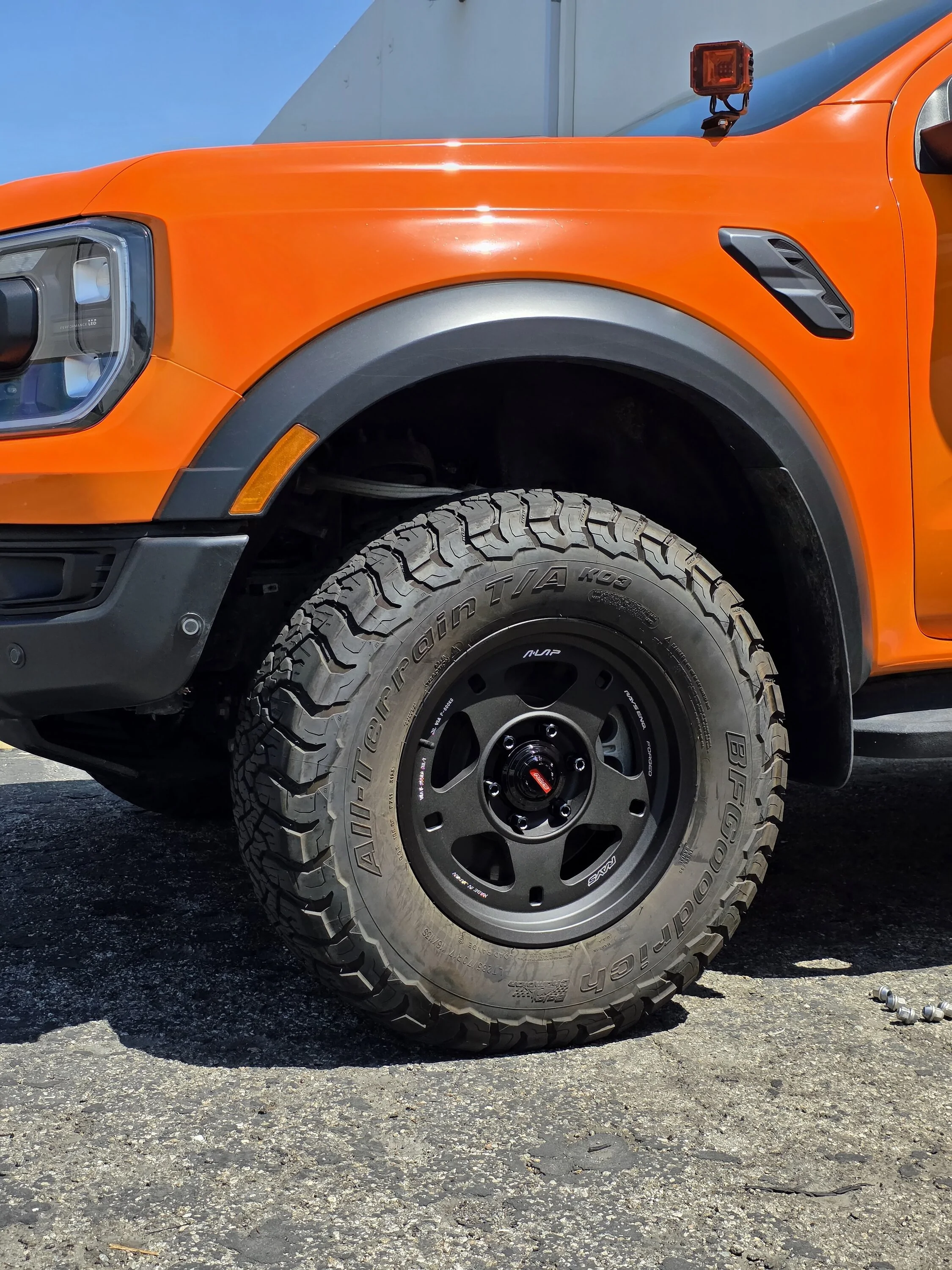 Rays ALAP 05x in 17x8 +20 with stock tires | Ranger6G - 2024+ Ranger ...