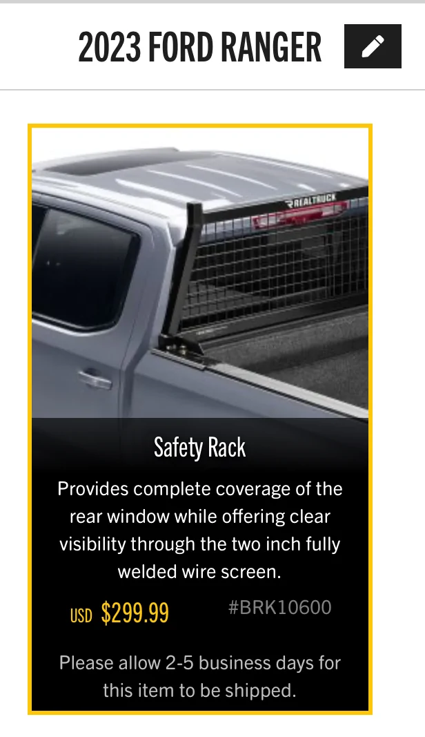 What’s out there for headache racks and bed rails that fit Rangers ...