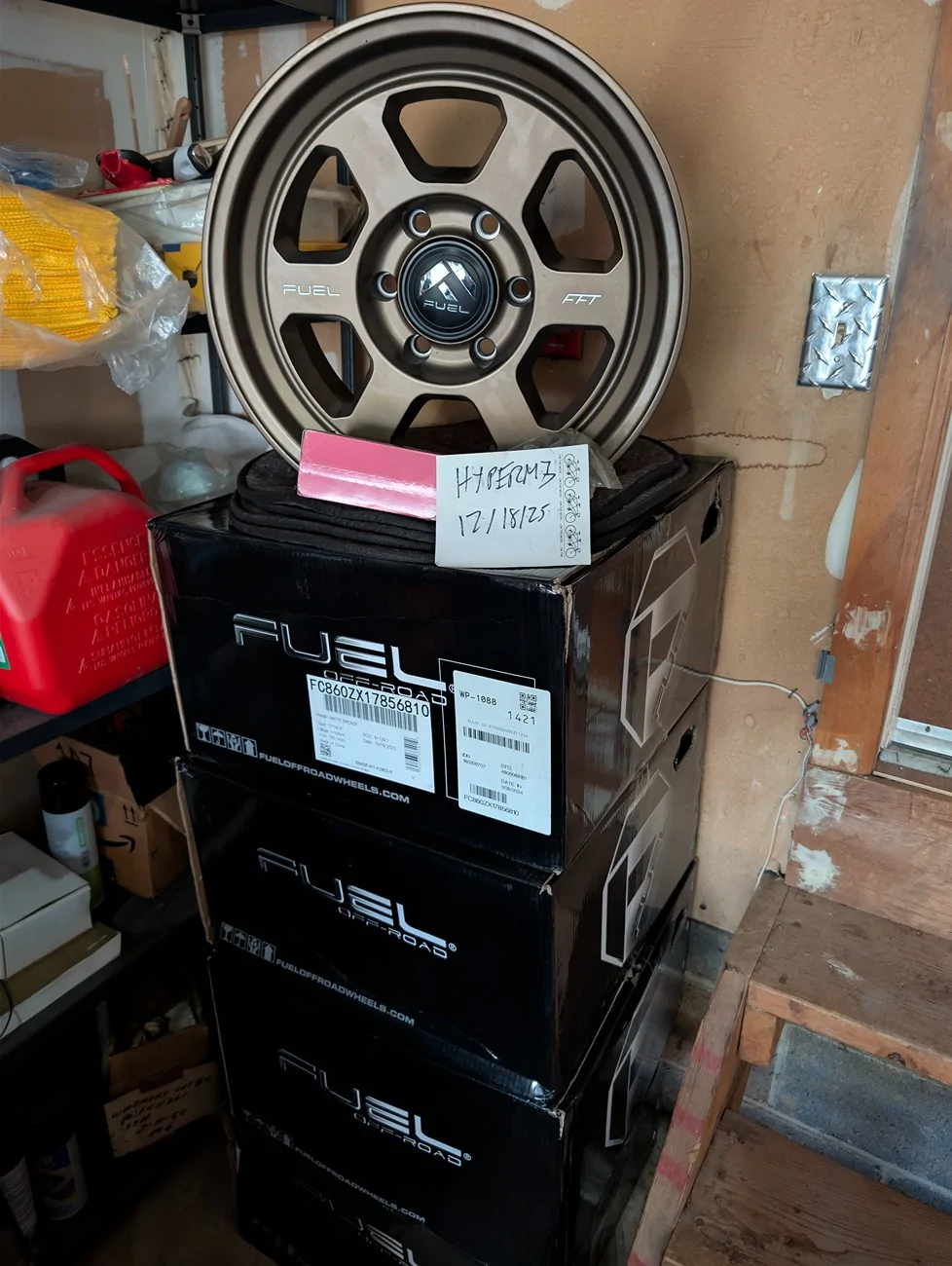 FS Wheels: Fuel Hype Matte Bronze 17x8 +10 offset set of 4 | Ranger6G ...