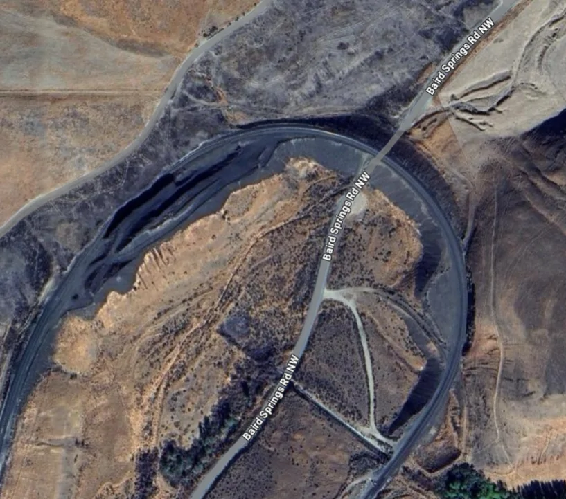 Zooming around farm roads near Columbia River Gorge, central WA ...