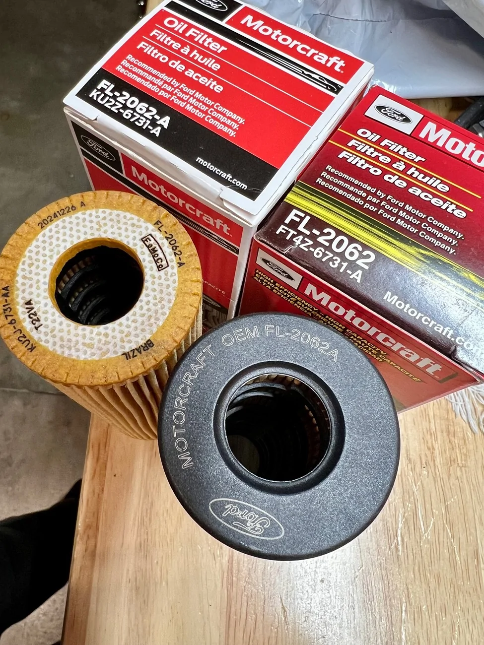 Motorcraft Fl-2062 vs Fl-2062-A oil filter | Ranger6G - 2024+ Ranger ...