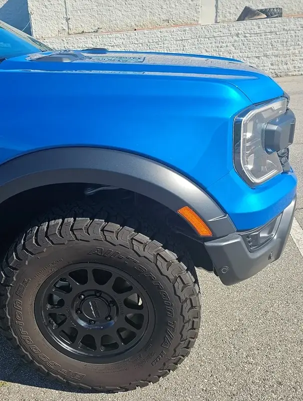 Method 703 Wheels Installed (17x8.5" Matte Black) | Ranger6G - 2024 ...